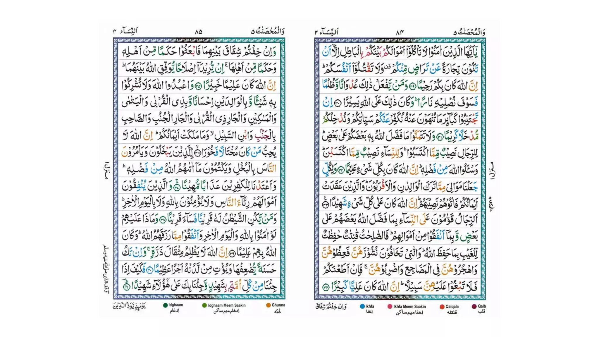 Tajwīdī Quran | Manzil 1 | PDF | PPT