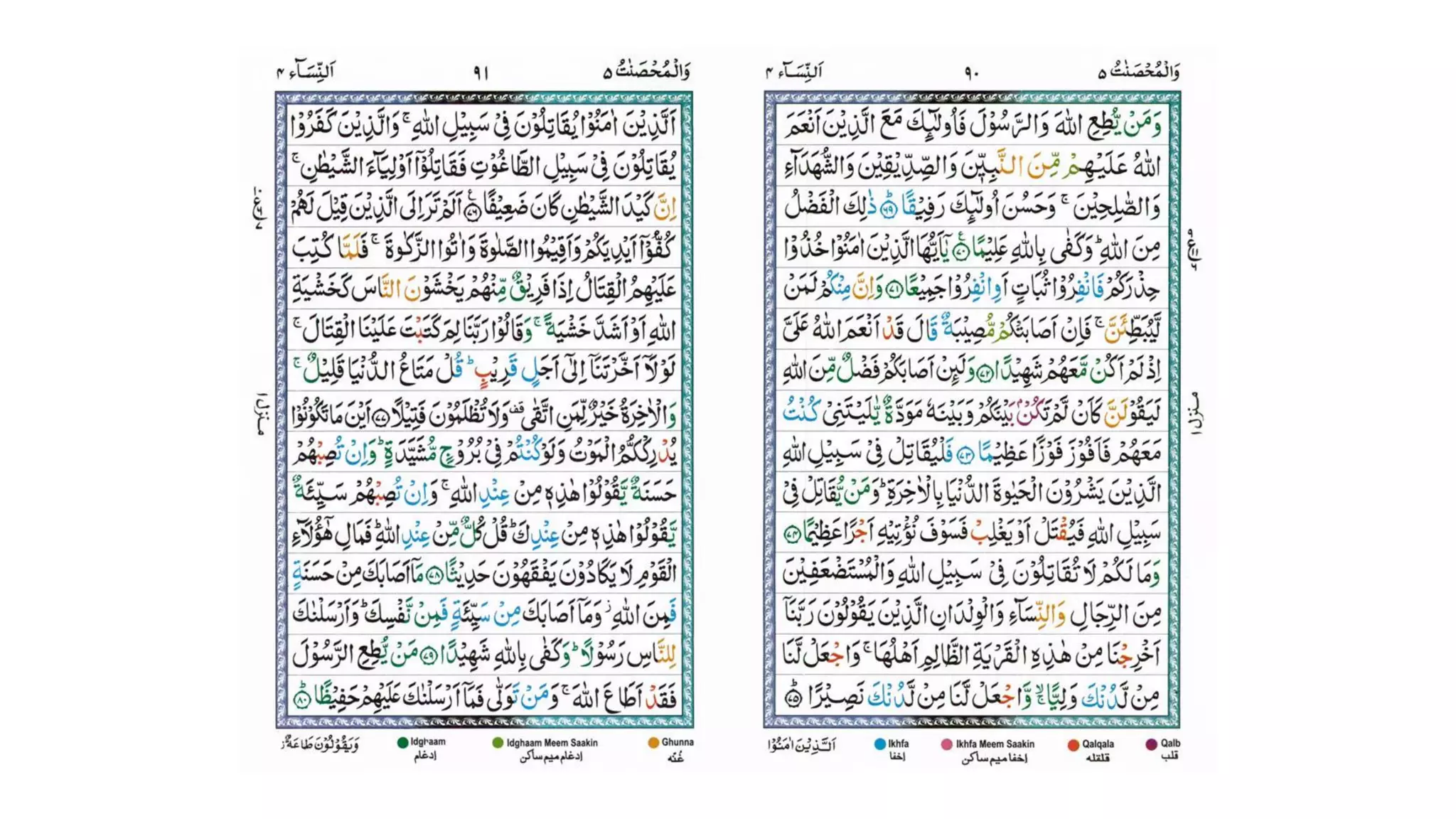 Tajwīdī Quran | Manzil 1 | PDF | PPT