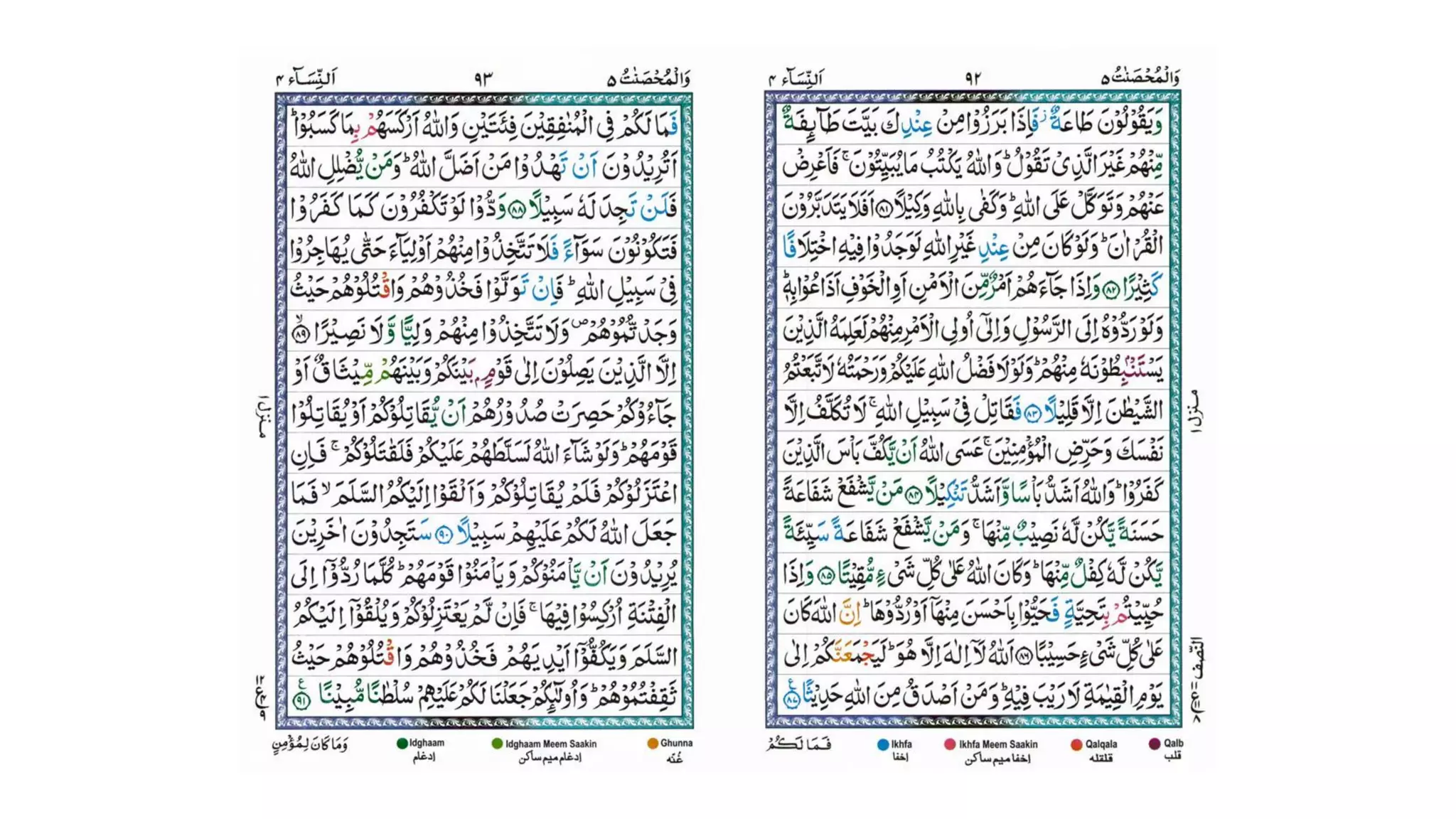 Tajwīdī Quran | Manzil 1 | PDF | PPT