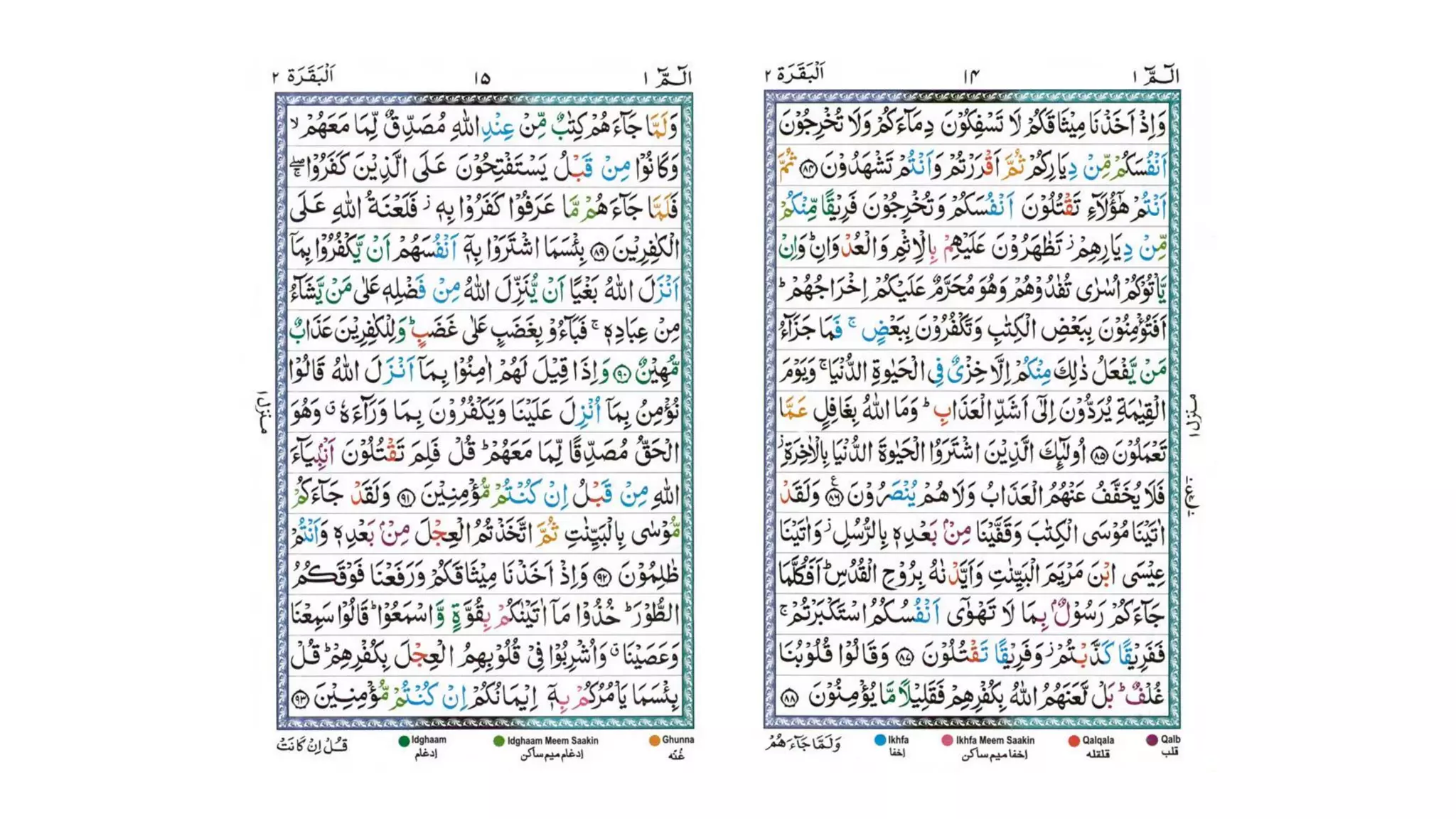 Tajwīdī Quran | Manzil 1 | PDF | PPT