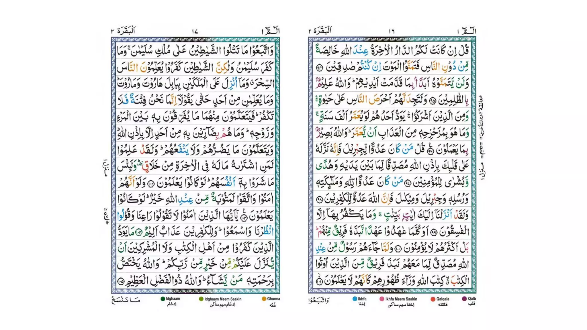 Tajwīdī Quran | Manzil 1 | PDF | PPT