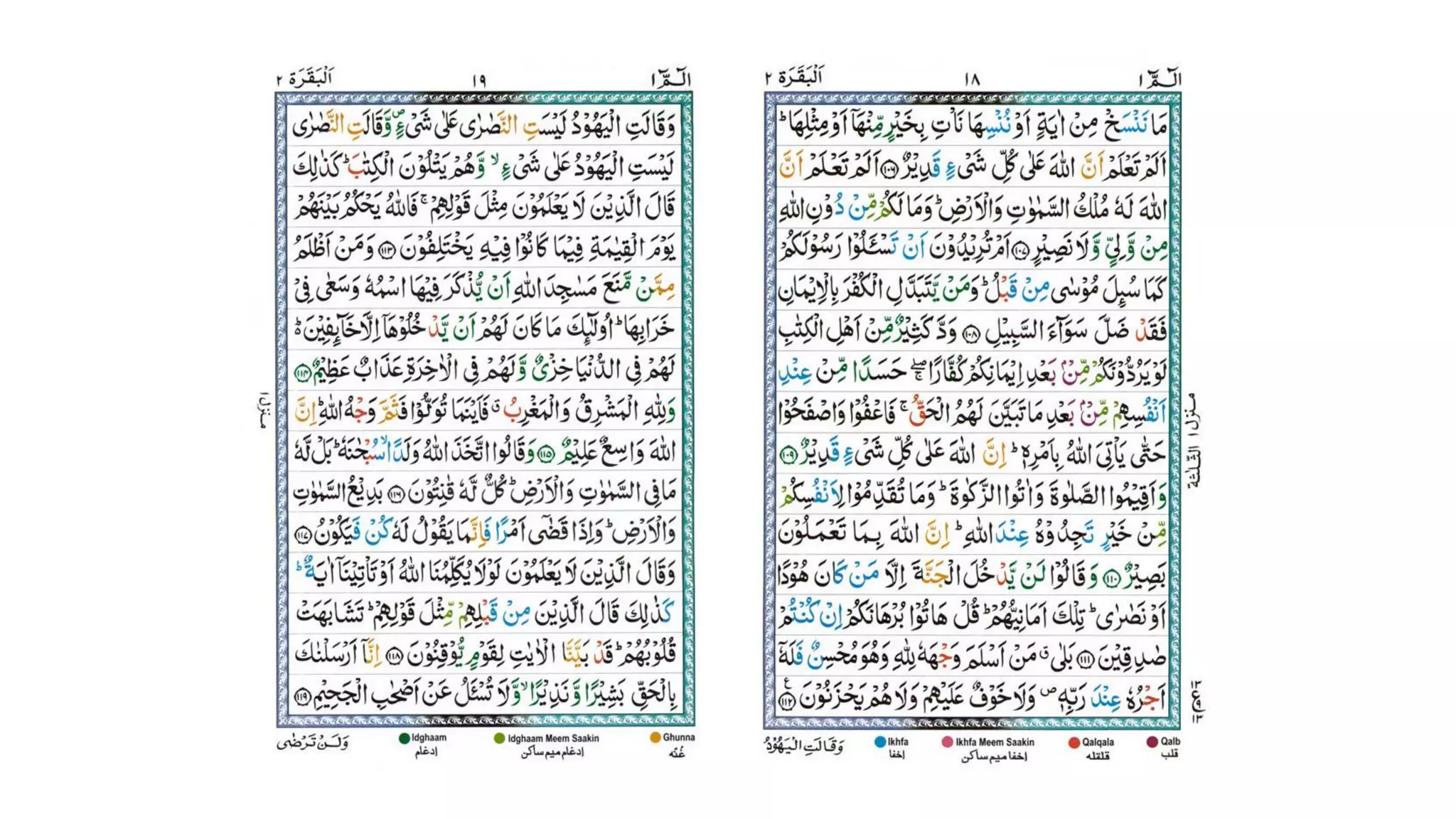 Tajwīdī Quran | Manzil 1 | PDF | PPT