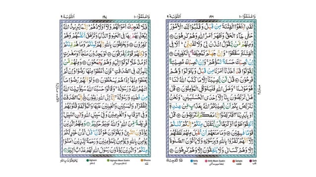 Tajwīdī Quran | Manzil 2 | PDF | PPT