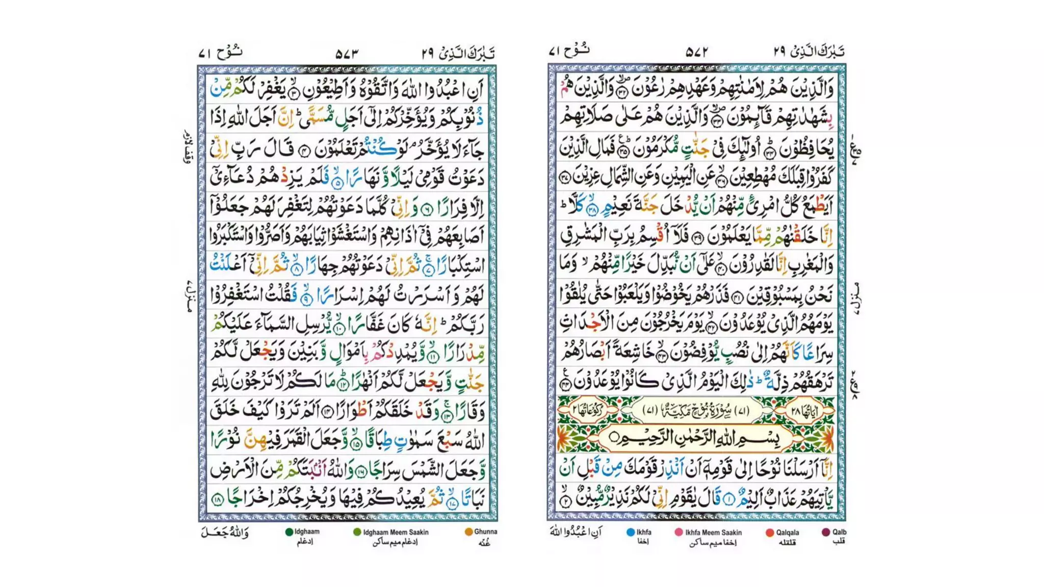 Tajwīdī Quran | Manzil 7 | PDF | PPT | Free Download