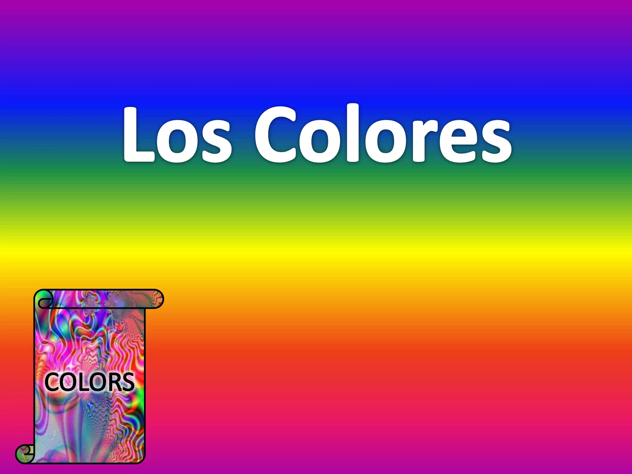 Learn the Colors in Spanish | PPTX