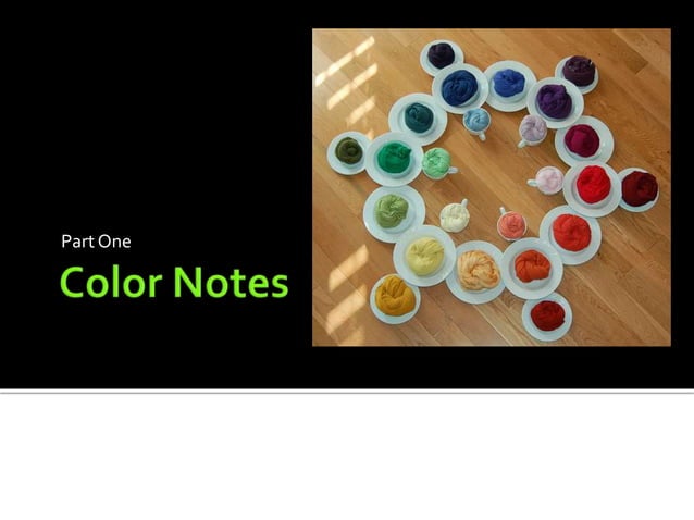 Colors- fashion design | PPTX