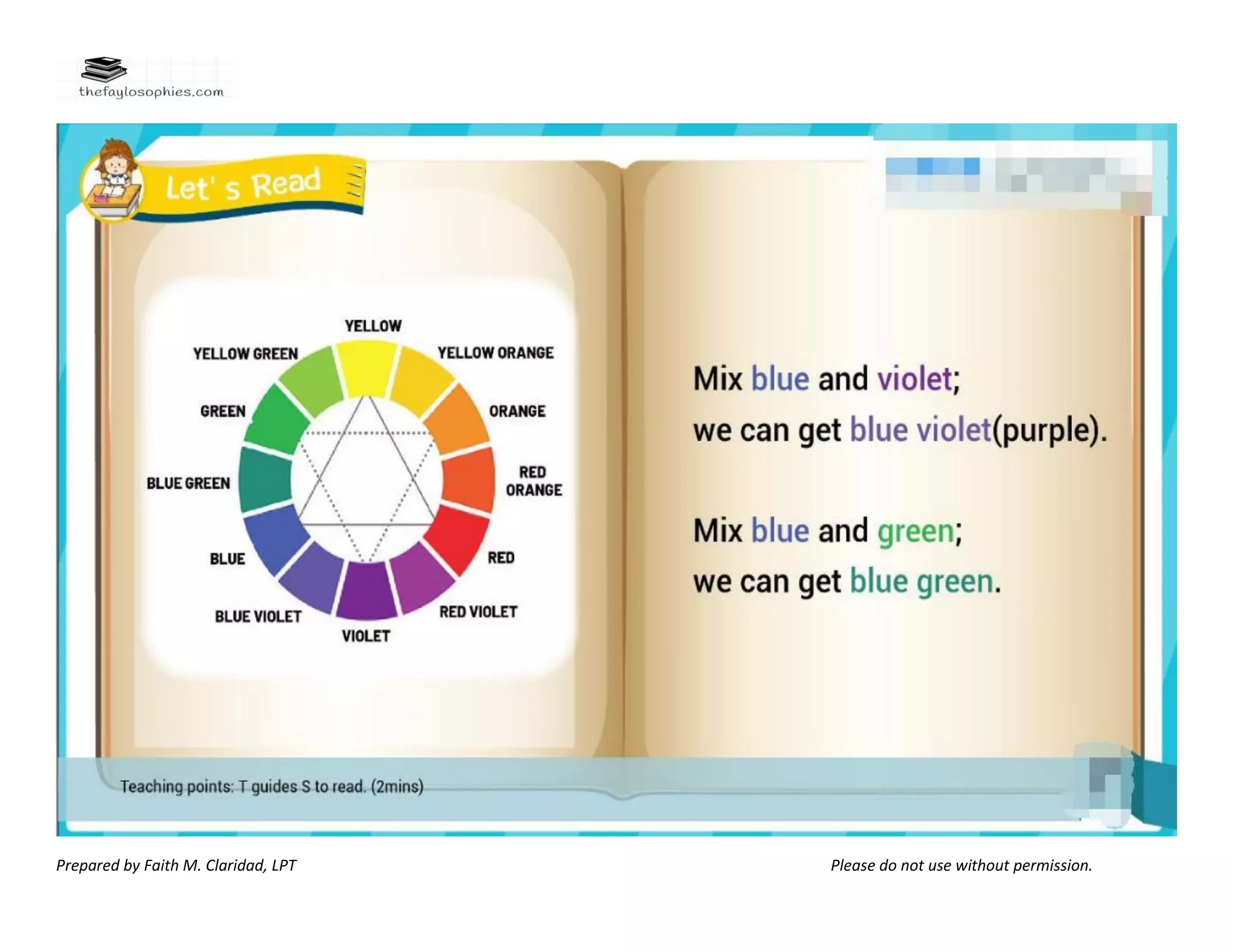 ESL Lesson- Colors | PPT