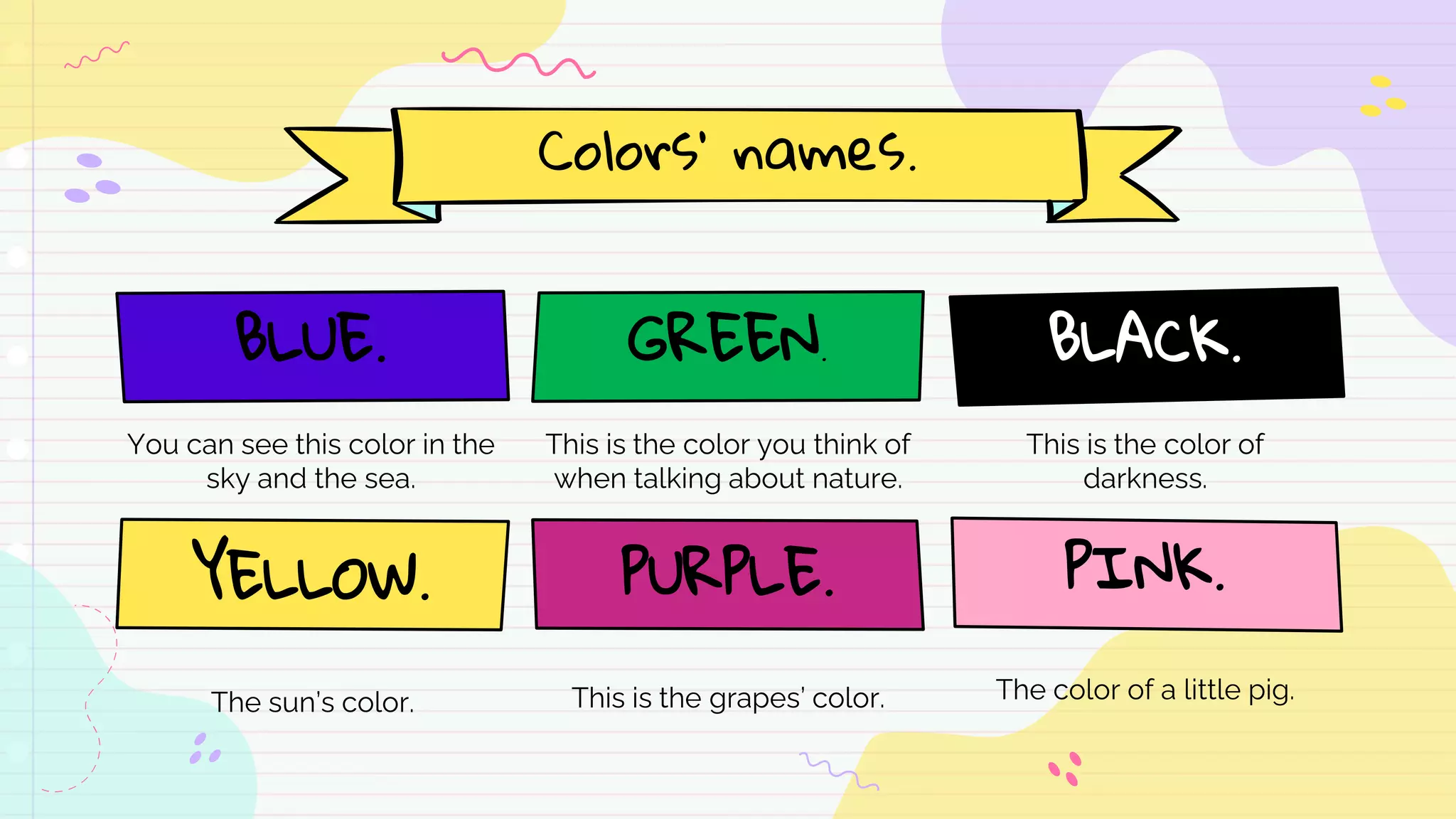 Meet the colors! | PDF