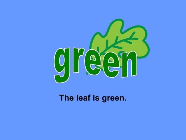 Colors esl-powerpoint | PPT