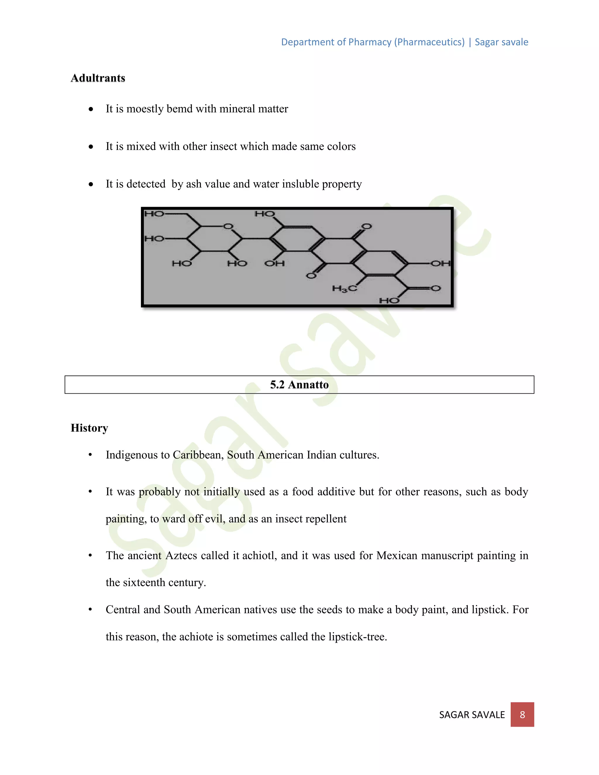 Colors and dyes | PDF