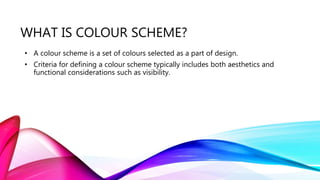 Color scheme | PPTX