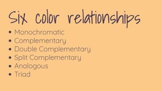 Color Choices: A recipe for success | PPTX