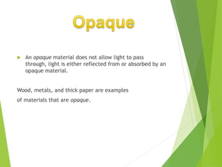 Chemistry Of Colors | PPTX