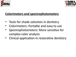 Color science, Dr Mehtab Noor, rehman college.pptx