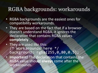 Colors In CSS3 | PPT