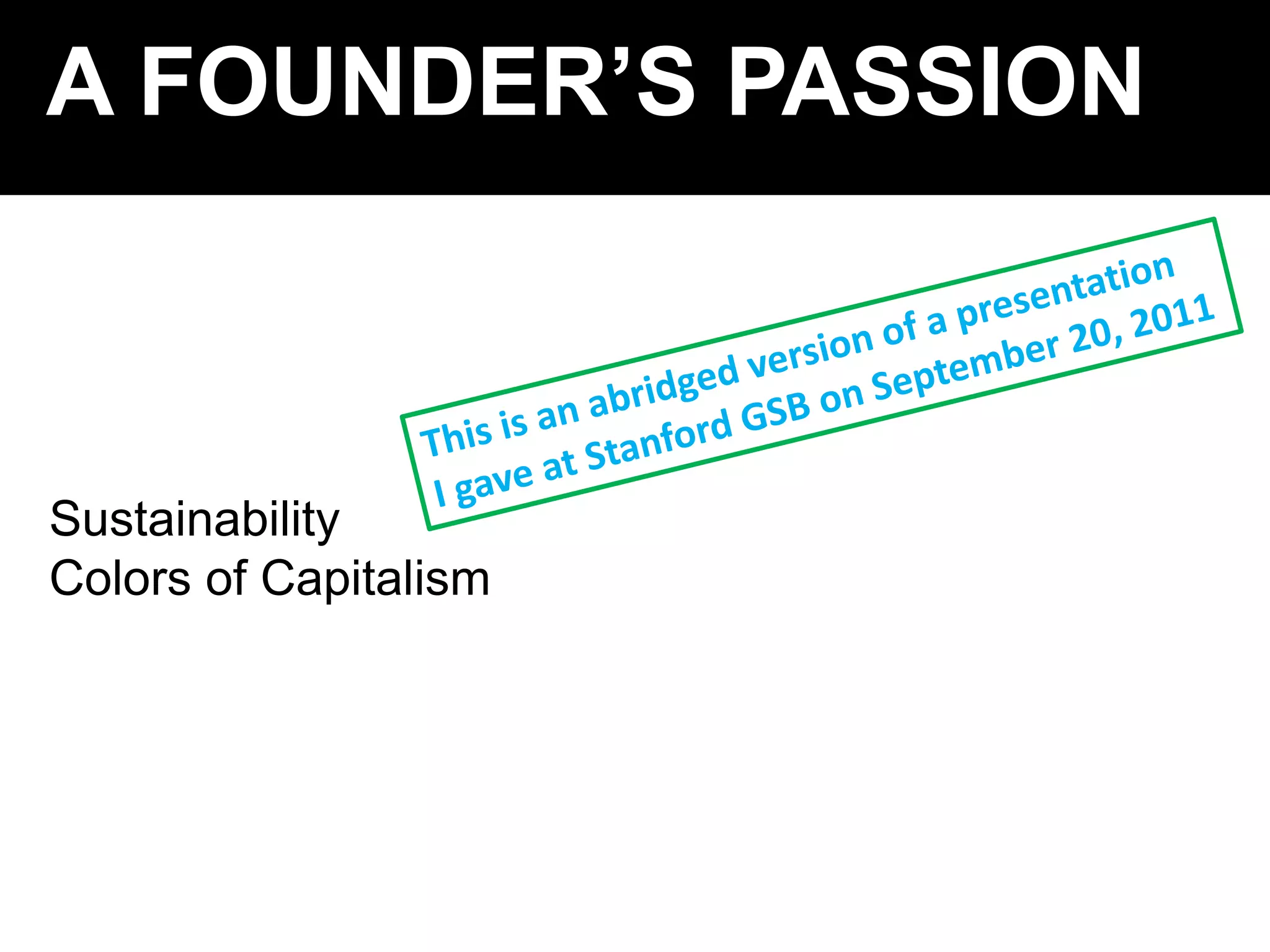 Colors of Capitalism | PPTX