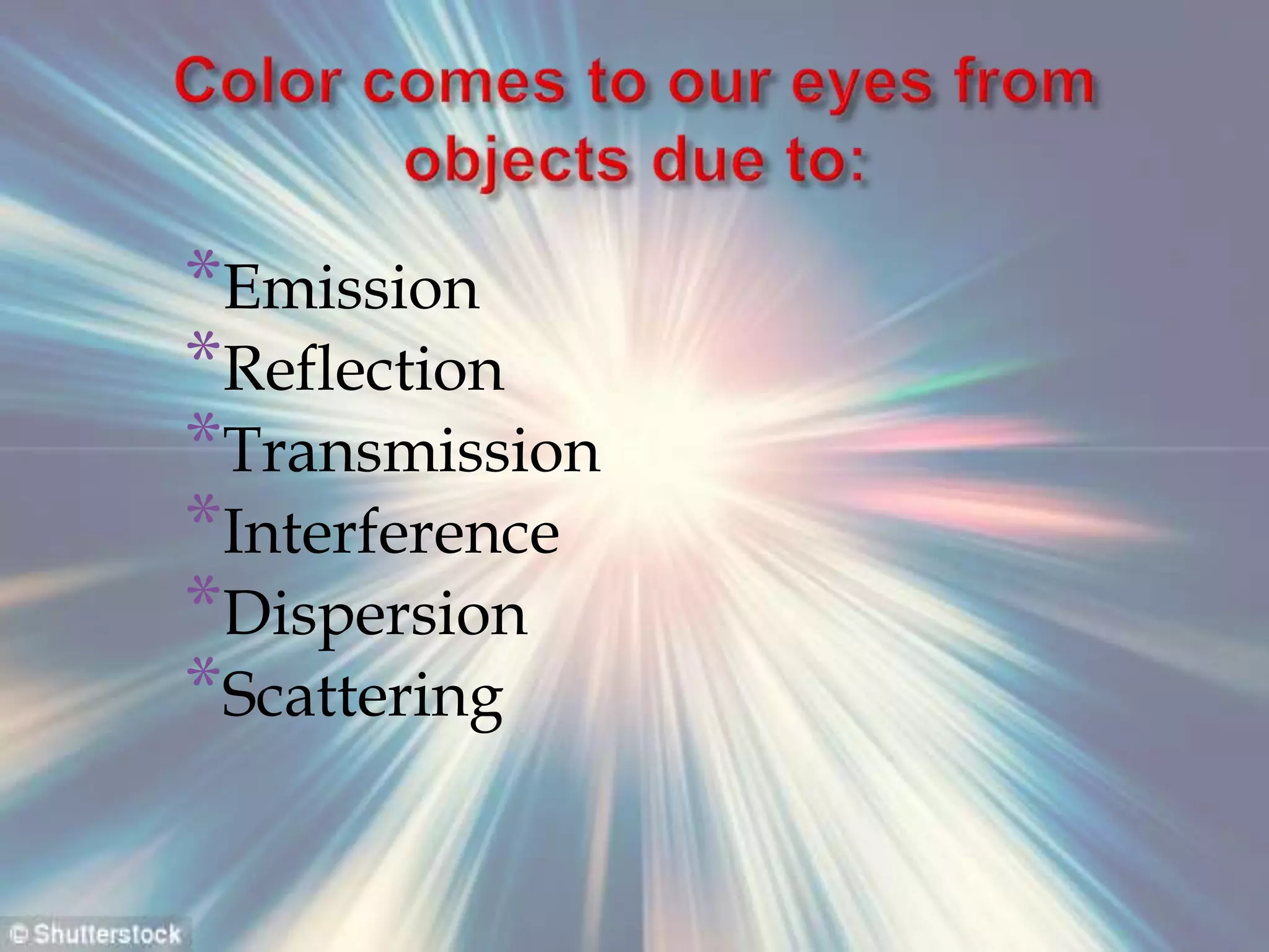 Colors of light (Grade 8) | PPTX