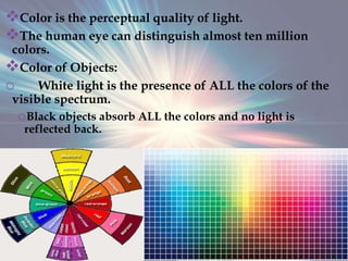 Colors of light (Grade 8) | PPTX