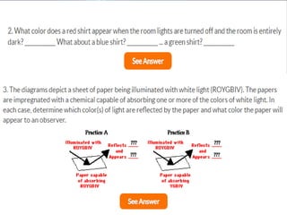 Colors of light (Grade 8) | PPTX