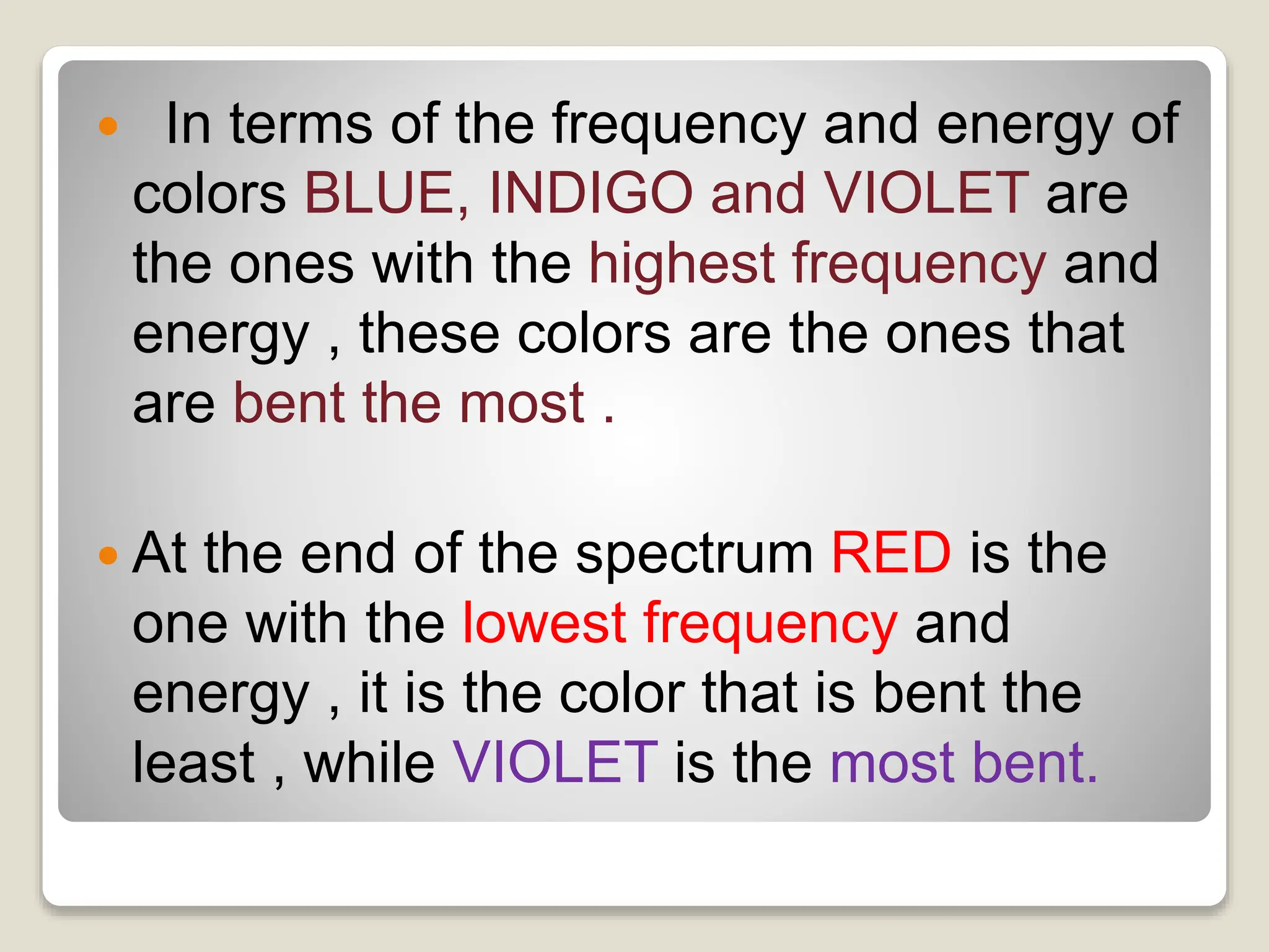 COLORS OF LIGHT.pptx GRADE 8 SCIENCE (quarter1) | PPTX