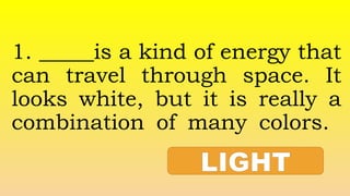 Science 8 - Colors of light presentation | PPTX