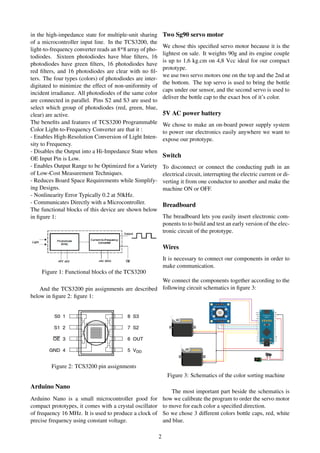 Color sorting machine using color light to frequency converter | PDF