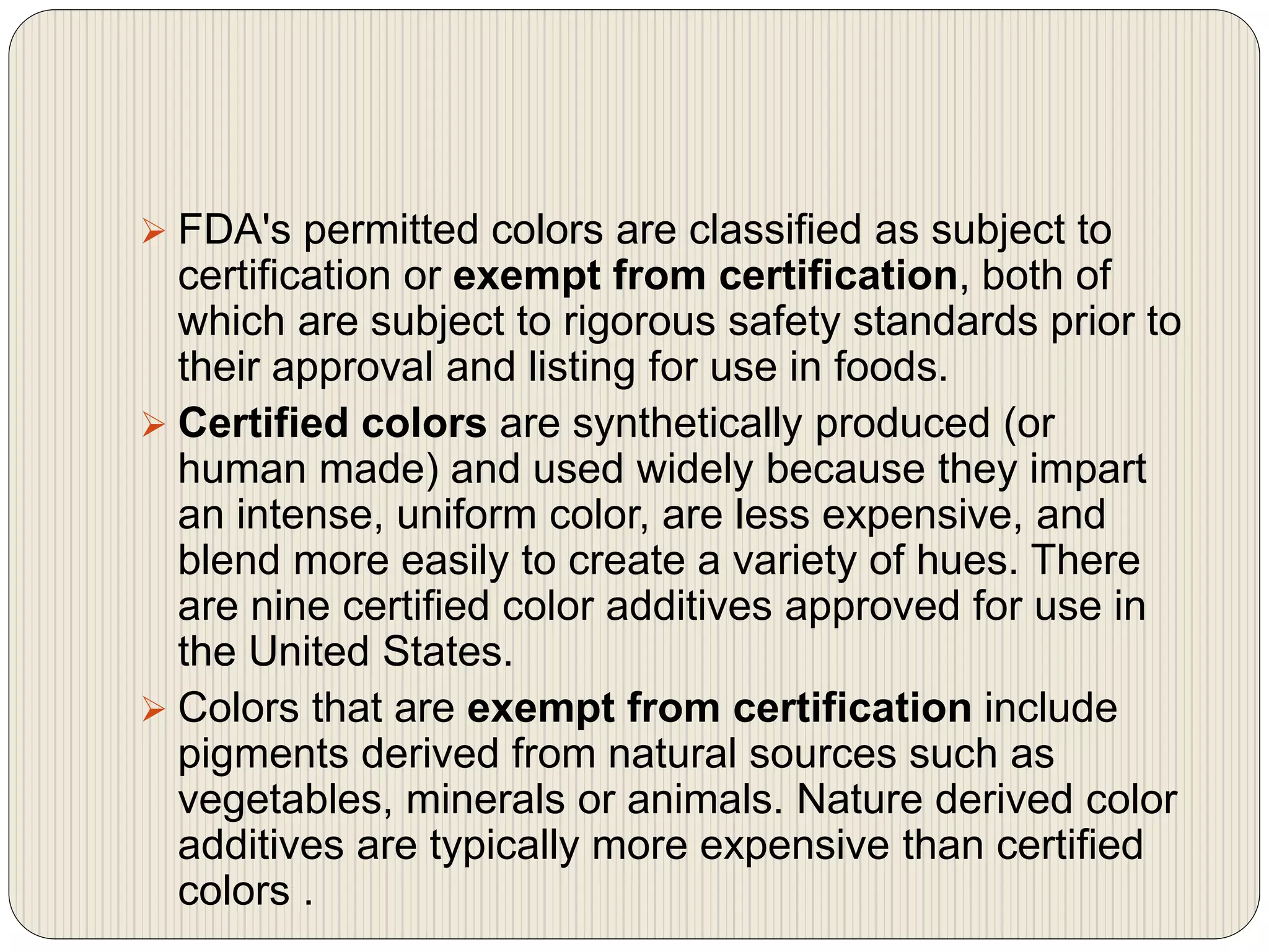 Colors used in cosmetics | PPTX