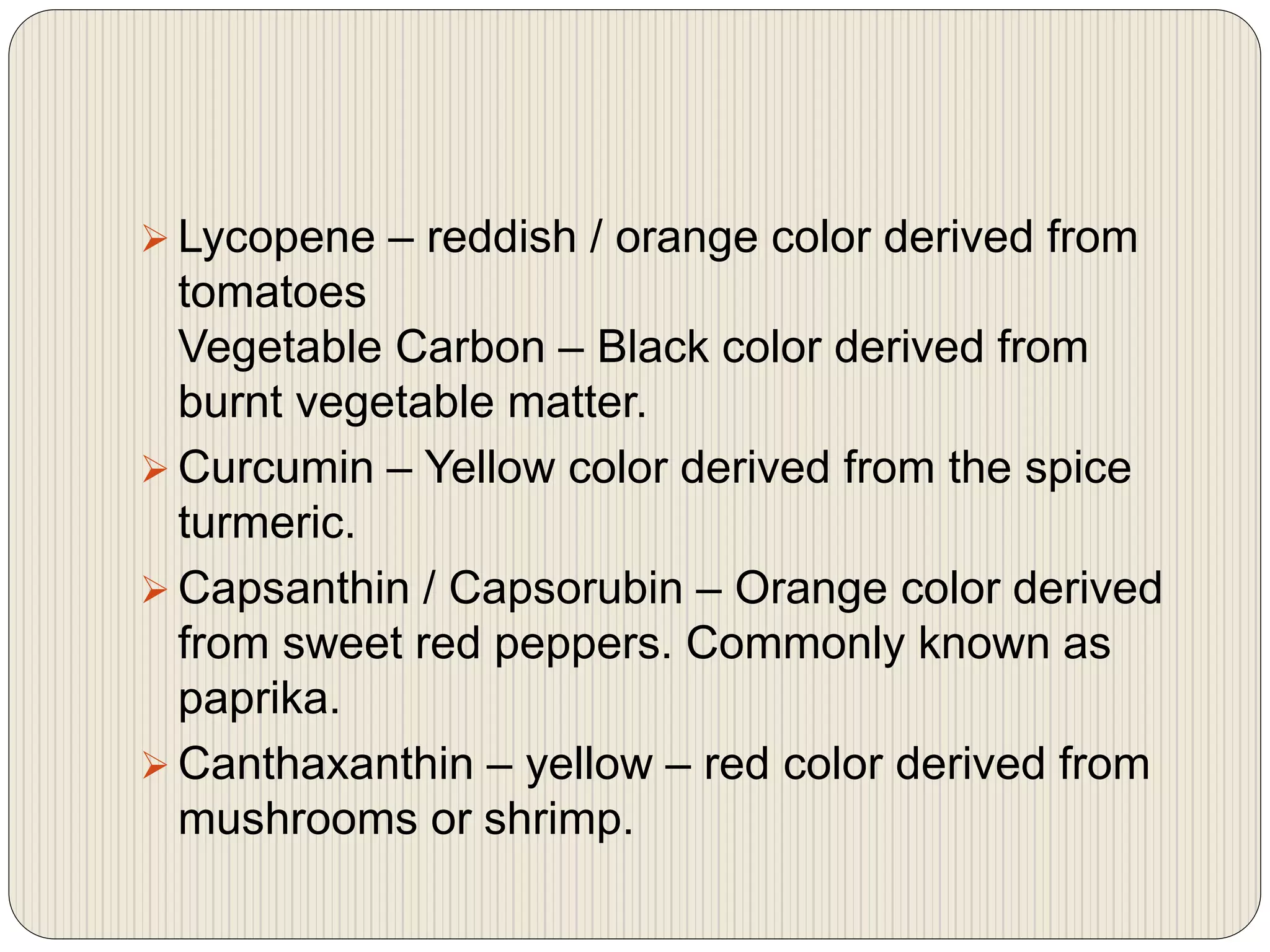 Colors used in cosmetics | PPTX
