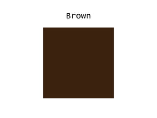 Colors with names | PPT