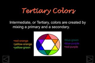 Color Theory college first year 2023 - 2024 | PPT