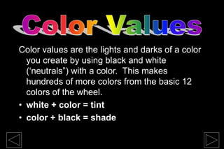 Color Theory college first year 2023 - 2024 | PPT