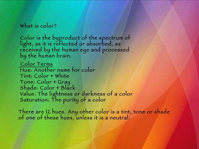 Color Theory Book | PPT