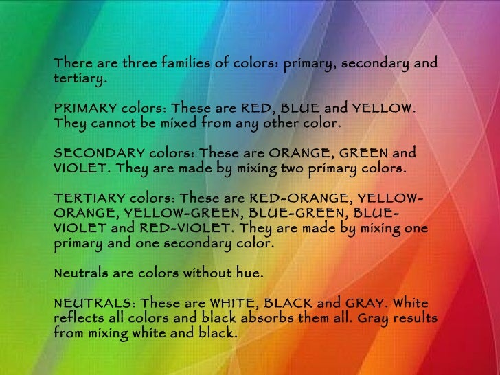 Principles Of Color Theory