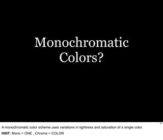 Color theory | PDF