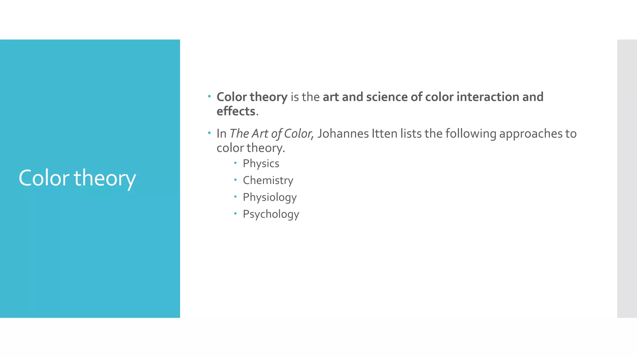 Color theory | PPTX