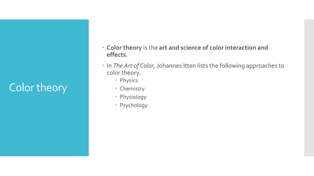 Color theory | PPT