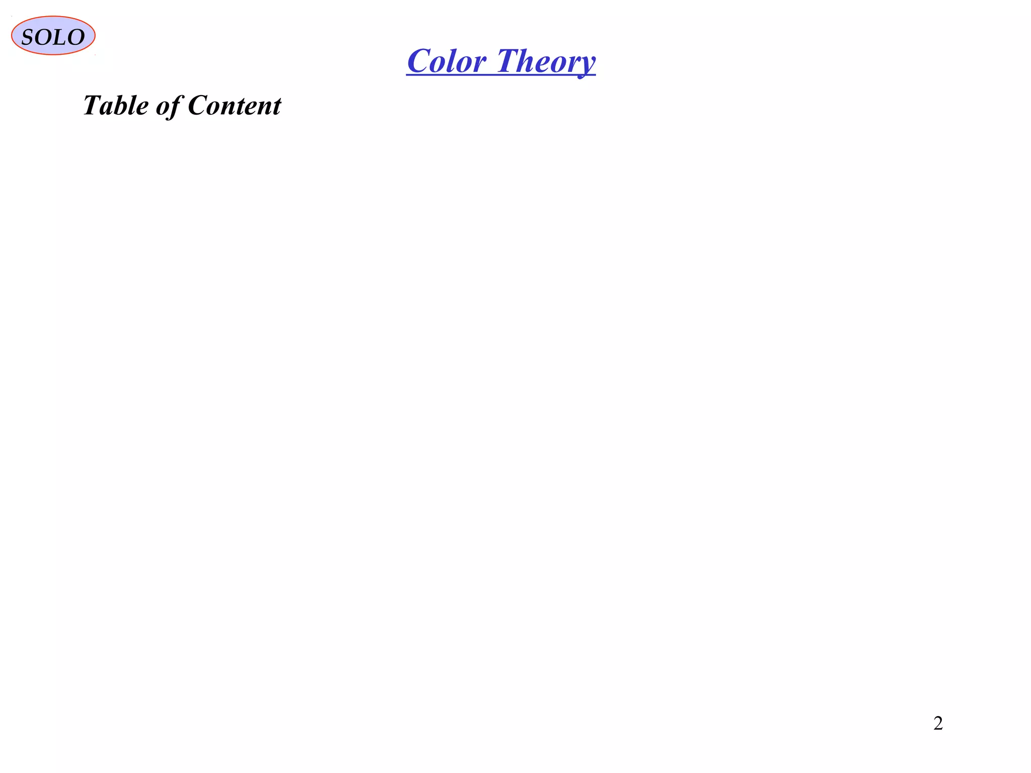 Color theory | PPT
