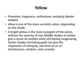 Color theory In UI | PPTX