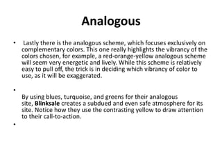 Color theory In UI | PPTX