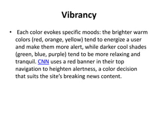 Color theory In UI | PPTX