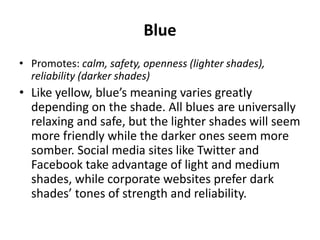 Color theory In UI | PPTX