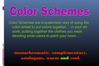 Color Theory-Art | PPT | Painting | Arts and Crafts