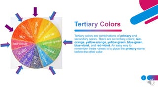 Color theory tertiary colors | PPTX