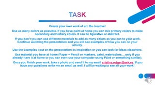 Color theory tertiary colors | PPTX