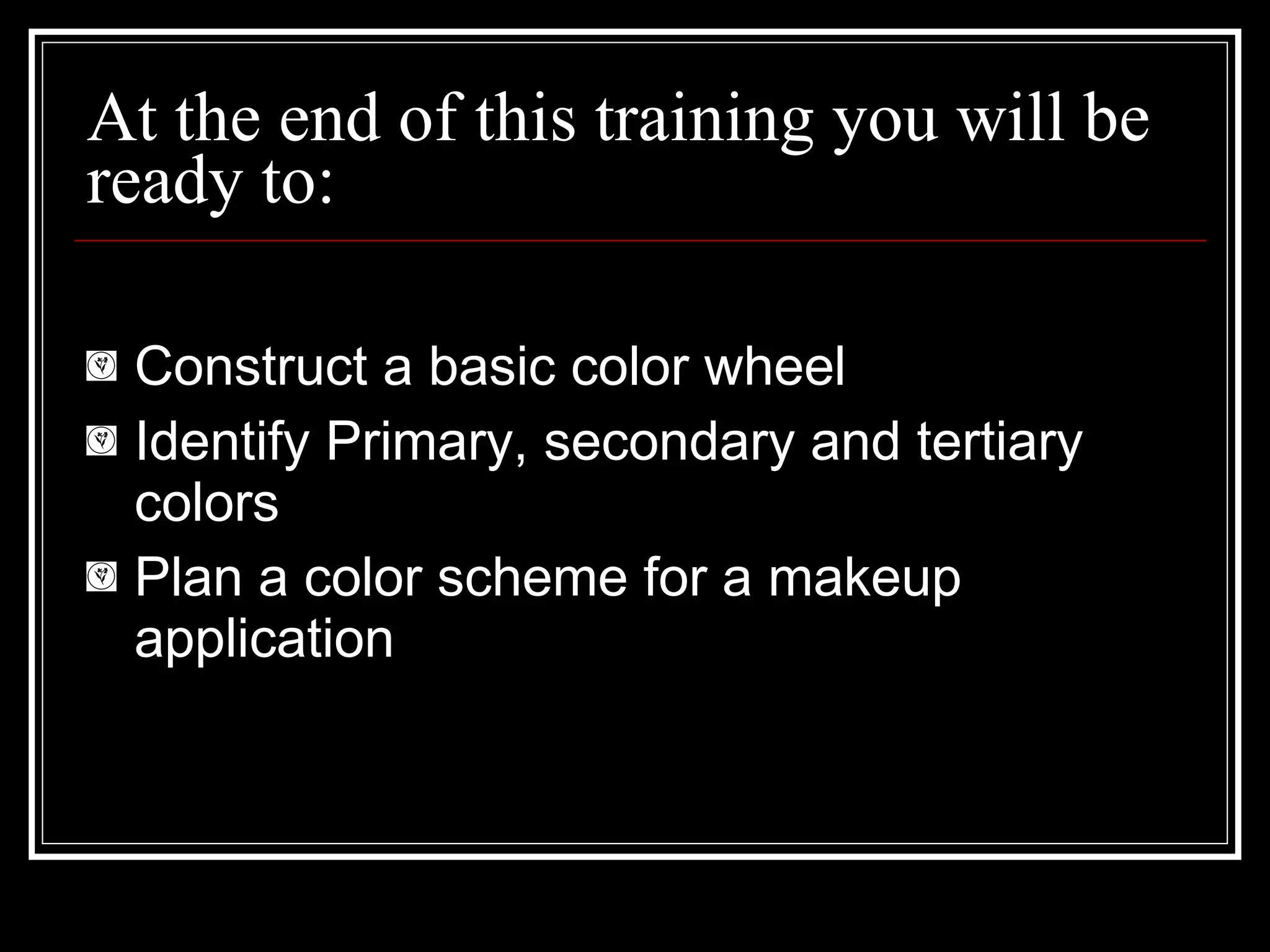 Color theory coach certification | PPT