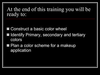 Color theory coach certification | PPT