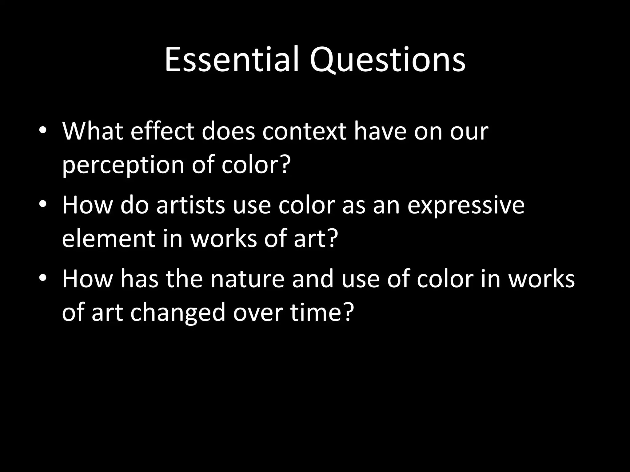 Color theory hue tint shade intensity | PPTX