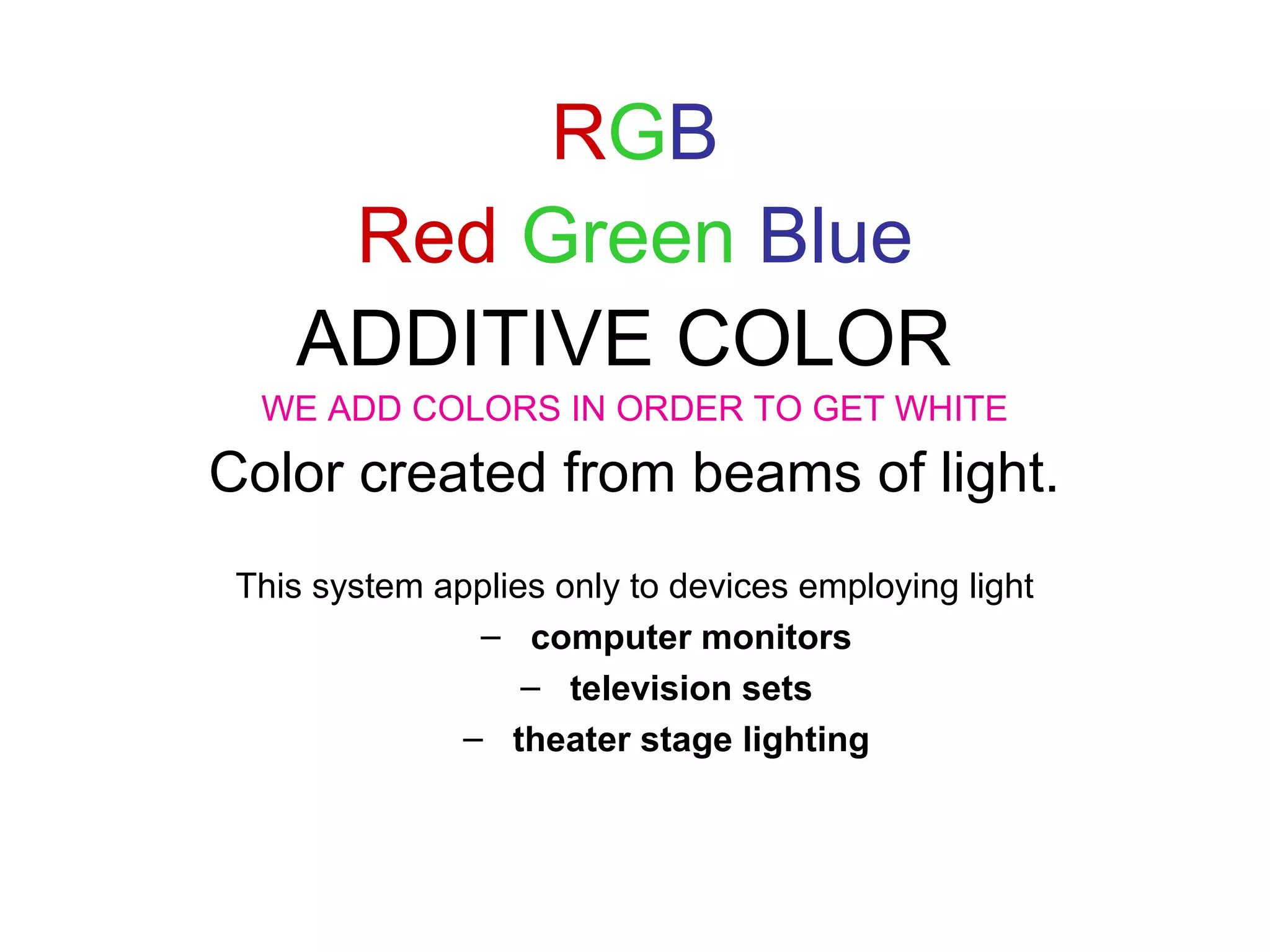 Color theory | PPT
