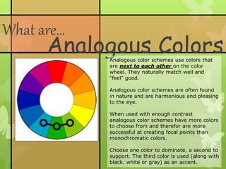 AHSArt: Color theory Drawing + Painting | PPTX