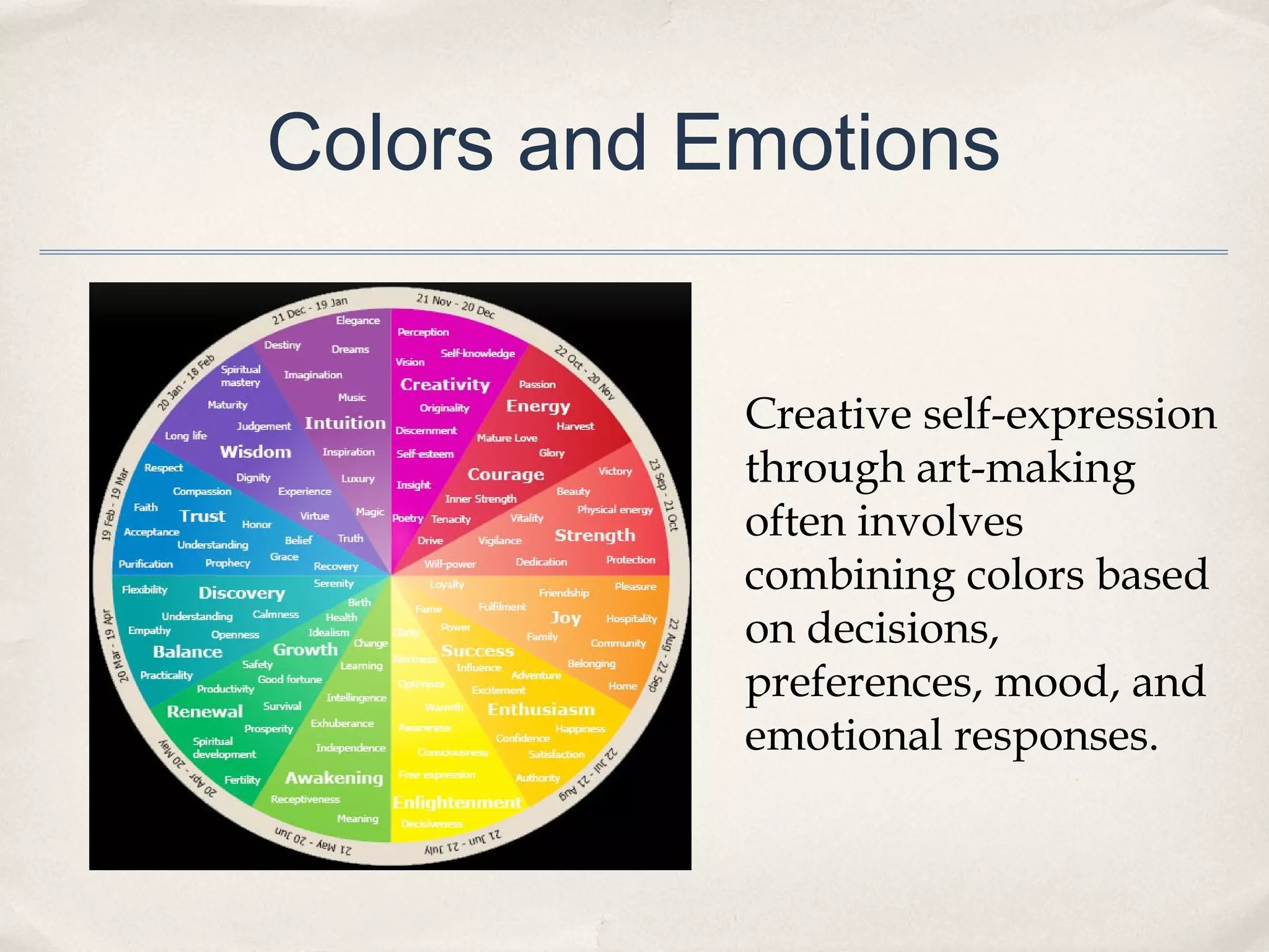 Color Theory Presented by Dr. Amanda Pike from The Florida Art Therapy ...